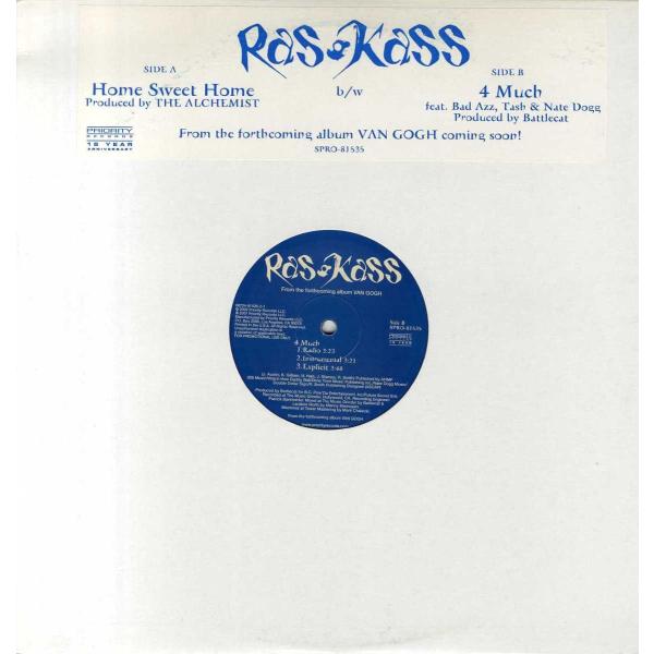 製造国 : US　　リリース年 : 2001　　レーベル : Priority Records　　品番 : SPRO-81535　　　　デッドストック入荷。西のリリシストRas Kassの2001年にプロモのみで終わってしまった1枚が少量再...