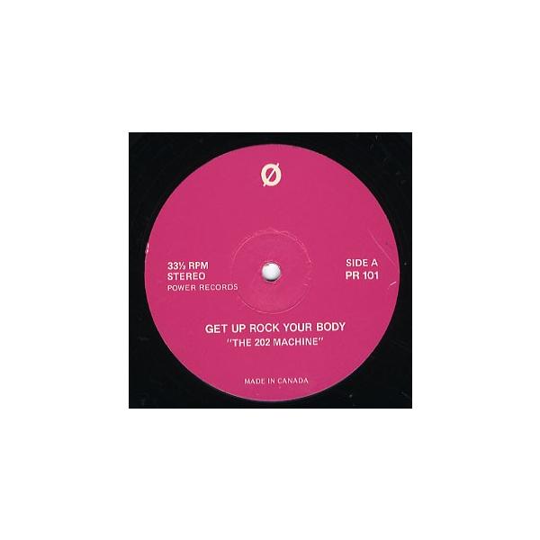 製造国 : CANADA　　レーベル : Power Records　　品番 : PR 101　　　　裏ジャケにBPMシール有。渋い選曲をカップリングしたカナダ産再発盤!!ディスコ・ユニットであるThe 202 Machineの代表作でパー...