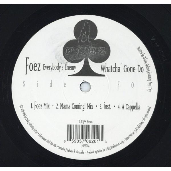 製造国 : US　　リリース年 : 1999　　レーベル : ICE PARK　　品番 : FOEZ01　　　　US Org。ベイアリア産の大ネタを使ったマイナーながらも人気シングル。やはりオススメはChaka Khanの名曲"What C...