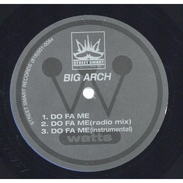 製造国 : US　　レーベル : Street Smart Records　　品番 : SSR-LP1　　　　US Org!! WattsのMCによる'06アルバム"A Long Time Coming"から自主プレスの様で恐らく激小プレス...