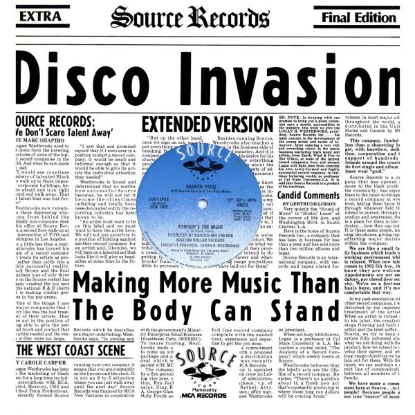 製造国 : US　　リリース年 : 1980　　レーベル : Source Records　　品番 : SOR-13952　　　　Source Recordsレーベルジャケ。スリ傷有るがプレイＯＫ。Harold Melvin &amp; T...