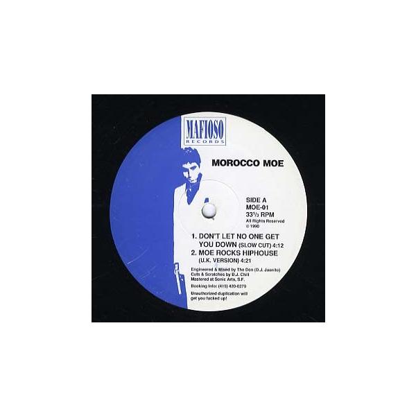 製造国 : US　　リリース年 : 1990　　レーベル : Mafioso Records　　品番 : MOE-01　　　　スリ傷有るがプレイＯＫ。Electro Classics"I Rest My Case"で知られるOakland産...