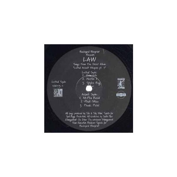 製造国 : US　　リリース年 : 1995　　レーベル : SUNSET BLVD　　品番 : 10013-1　　　　'95 US Org EP。西海岸アングラ〜Random Rap。男汁出まくりのハードシット"Evacuate"、イルな...