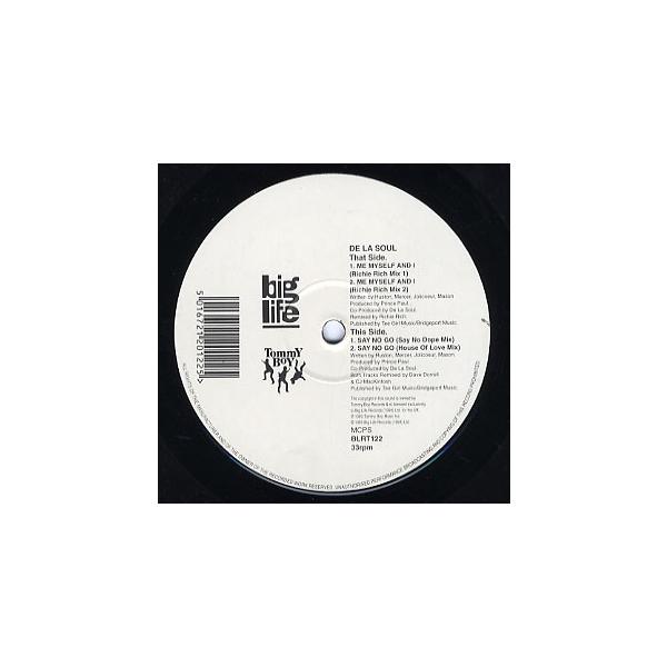 製造国 : UK　　リリース年 : 1995　　レーベル : Big Life　　品番 : BLRT 122　　　　Big Lifeレーベルジャケット。UK Org!! Hip Hop史に残る彼等のデビューアルバム"3 Feet High ...