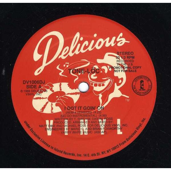 製造国 : US　　リリース年 : 1989　　レーベル : Delicious Vinyl　　品番 : DV1006DJ　　　　"Wild Thing"の特大ヒットで名を挙げた彼が、'88にリリースしたデビューアルバム"Loc'ed Af...