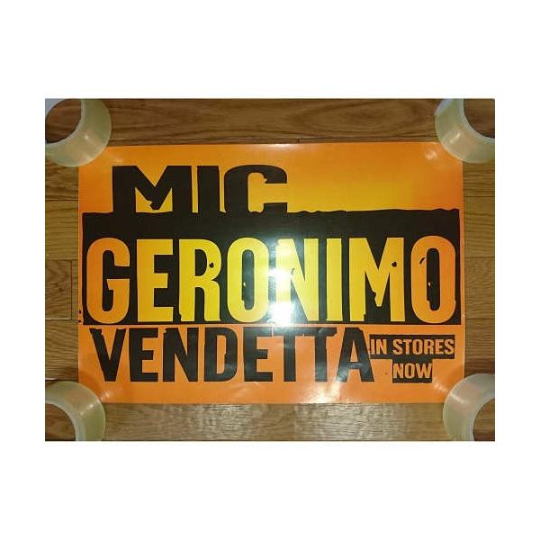 製造国 : US　　リリース年 : 1997　　レーベル : Blunt Recordings　　　　　　Mic Geronimoが'97にリリースした"Vendetta"のプロモーションステッカーです！珍しい大型ステッカーになります。お好...