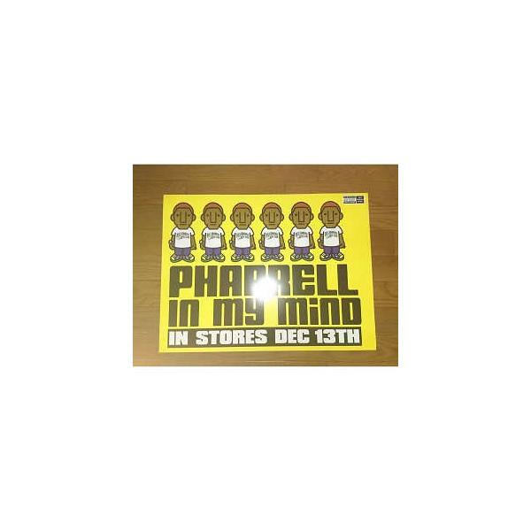 製造国 : US　　リリース年 : 2006　　レーベル : Star Trak Entertainment　　　　　　オススメ!! Pharrellが2006年にリリースした"In My Mind"のプロモーションポスターです!! Pha...