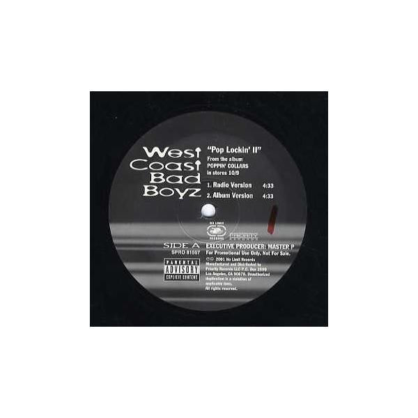 製造国 : US　　リリース年 : 2001　　レーベル : Priority Records / No Limit Records　　品番 : SPRO 81597　　　　2001年の西物好きなら絶対チェックなプロモオンリー人気曲！Mas...