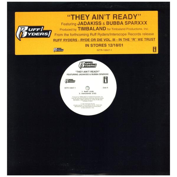 製造国 : US　　リリース年 : 2001　　レーベル : INTERSCOPE　　品番 : INTR 10647-1 　　　　'01リリース作のプロモオンリー盤がデッドストック少量入荷。アルバム"Rydedr Or Die Vol.II...