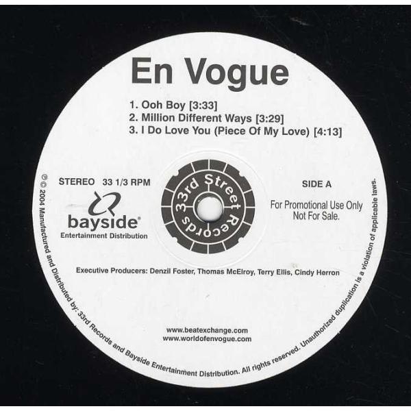 製造国 : UK　　リリース年 : 2004　　レーベル : 33rd Street Records　　品番 : none　　　　Foster &amp; McElroyが送り出した90年代を代表する女性R&amp;Bグループが'04にリリ...