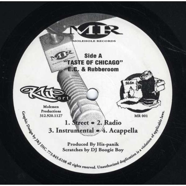 製造国 : US　　リリース年 : 1996　　レーベル : Molehole Records　　品番 : MR 001　　　　シカゴを代表アングラMCであるE.C IllaがRubberoomとコラボした人気シングル。His-Panik製...