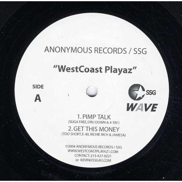 製造国 : US　　リリース年 : 2004　　レーベル : Anonymous Records / SSG　　品番 : AR-101　　　　G-Man Stanも製作で参加した'04リリースのウェッサイコンピアルバム"West Coast...