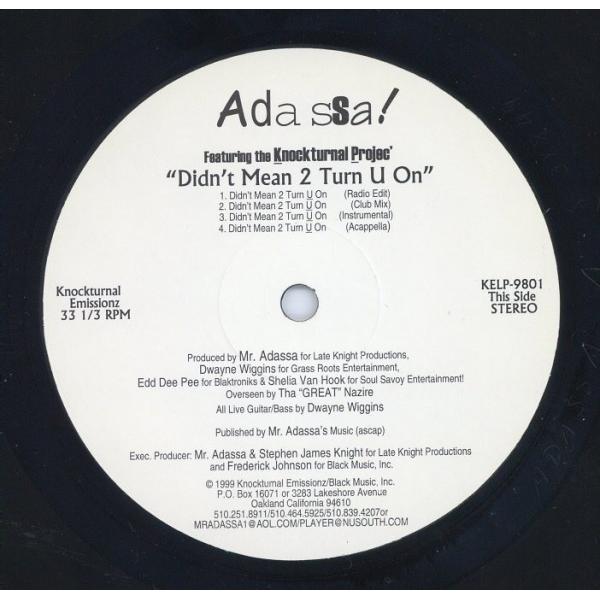 製造国 : US　　リリース年 : 1998　　レーベル : Knockturnal Emissionz　　品番 : KELP-9801　　　　Oakland産ドマイナーKnockturnal Emissionzから'99びリリースされたア...