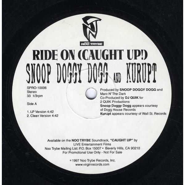 製造国 : US　　リリース年 : 2002　　レーベル : NOO TRIBE　　品番 : SPRO-10006　　　　盤悪のため、特価!! '98のサントラ"Caught Up!"からのPromo Only盤が中古で再入荷！イントロから...