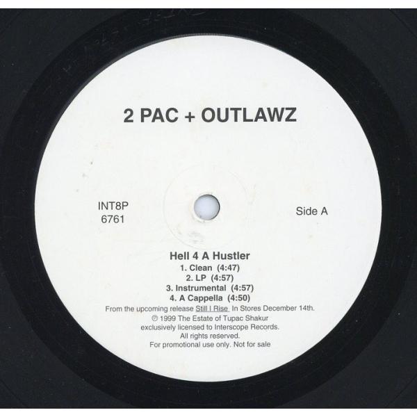 製造国 : US　　リリース年 : 1999　　レーベル : Interscope Records　　品番 : INT8P 6761　　　　スリ傷有るがプレイＯＫ。2PacがOutlawzを率いて'99にリリースした名盤の誉れ高い唯一のアル...