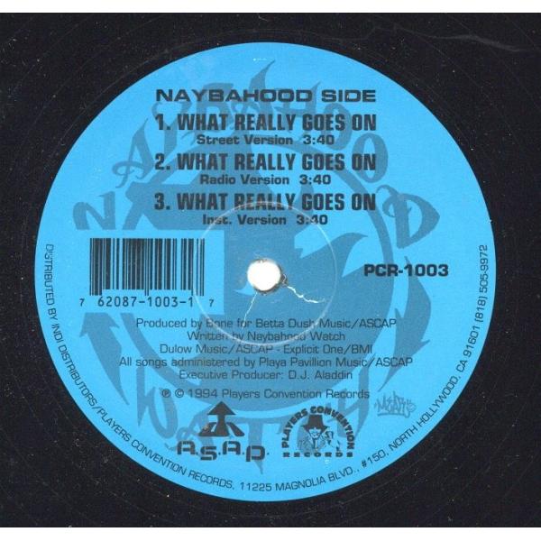 製造国 : US　　リリース年 : 1994　　レーベル : Platers Convention 　　品番 : PCR-1003　　　　'94のMix CDに今でも収録されるウェッサイ定番アイテム!! DJ AladdinもEx Proに...