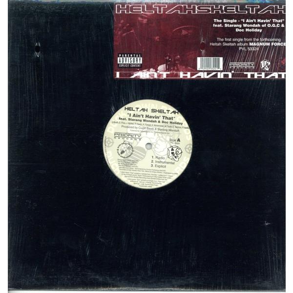 製造国 : US　　リリース年 : 1998　　レーベル : Priority Records / Duck Down Records　　品番 : PVL 53324　　　　シュリンク付・ジャケステッカー有。R.I.P.....急逝したSe...