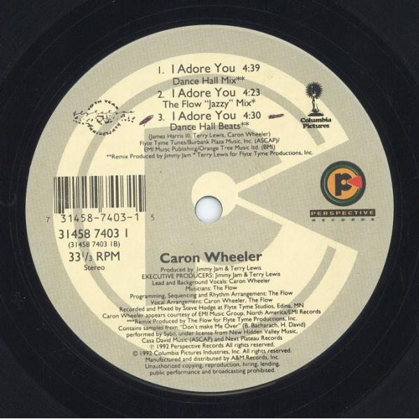 製造国 : US　　リリース年 : 1992　　レーベル : Perspective Records　　品番 : 31458 7403-1　　　　ジャケステッカー無。'92 US Org 12"。Soul II Soulへの参加をきっかけに...