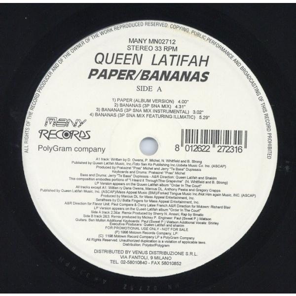 製造国 : ITALY　　リリース年 : 1998　　レーベル : Many Records　　品番 : MN 02712　　　　Italy Org。いまや女優としても有名な彼女が'98にリリースした4枚目のアルバム"Order In Th...