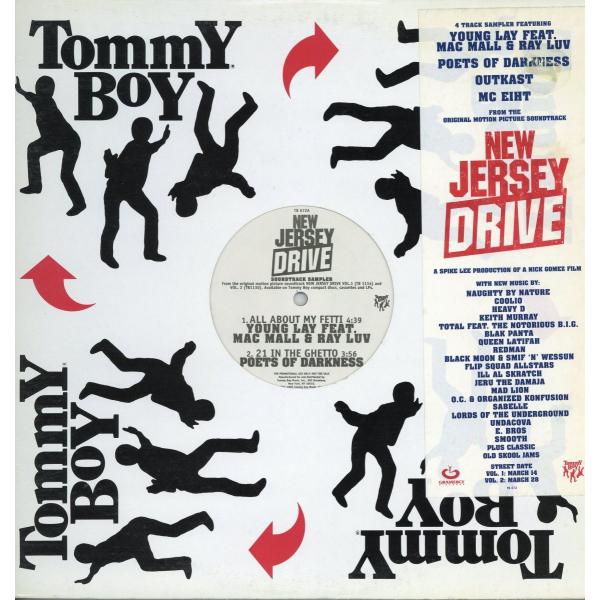 製造国 : US　　リリース年 : 1995　　レーベル : Tommy Boy　　品番 : TB 672　　　　ジャケステッカー・値札剥がし跡有。US Org。'95の映画"New Jersey Drive"のサントラからウェッサイ4曲を...