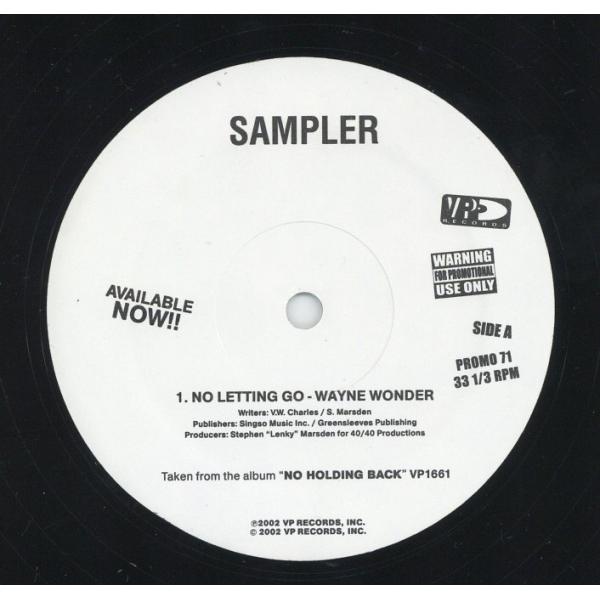 製造国 : US　　リリース年 : 2002　　レーベル : VP Records　　品番 : PROMO 71　　　　Sean Paul"Get Down"、Bounty"Sufferah"、Buju "Tra-la- la-la-la"...