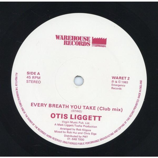 製造国 : UK　　リリース年 : 1983　　レーベル : Warehouse Records　　品番 : WARET 2　　　　Tribute Of Biggy"I'll Be Missing You"の元ネタで'83にPoliceが大...