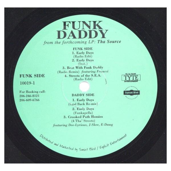 製造国 : US　　リリース年 : 1995　　レーベル : Till Ya Tight Records　　品番 : 10019-1　　　　'95の大ネタ使い満載マイナーウェッサイ！Early Days-Remixでは大ネタ"Summer ...