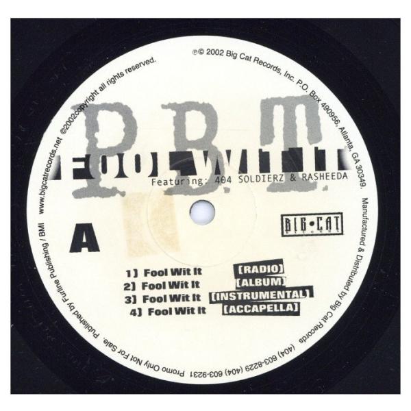 製造国 : US　　リリース年 : 2002　　レーベル : Big Cat Records　　品番 : S-50426　　　　こちらは白黒ラベル盤です。アトランタのマイナーレーベル"Big Cat"からEx ProにBig Cat &am...