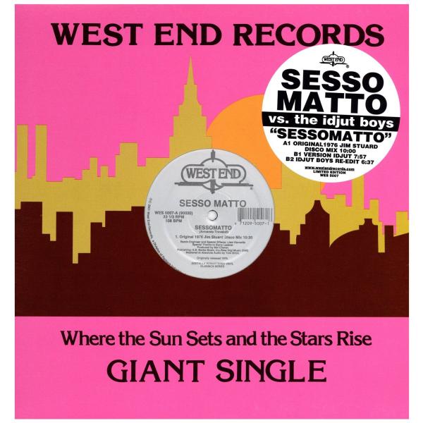 製造国 : US　　リリース年 : 2001　　レーベル : West End Records　　品番 : WES 5007　　　　ジャケステッカー有。B-2の後半にプレスミスで折れの様になっており、曲後半より薄い周期ノイズ有ります。そこ以...