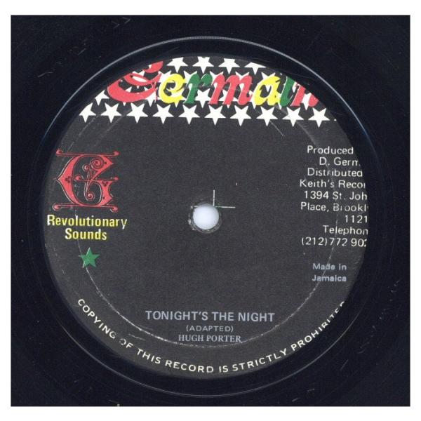 製造国 : JAMAICA　　リリース年 : 1982　　レーベル : Germain Records / Revolutionary Sounds　　品番 : REG 20　　　　Happy Love名義でも知られるレゲエシンガーが'83...