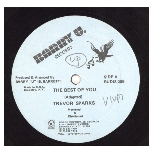 製造国 : US　　レーベル : Barry U Records　　品番 : BUDIS 009　　　　A面ラベル書き込み有。'04に惜しくも亡くなった"Wings of Love"や"Bye Bye Love"のヒットで知られる男性レゲエ...