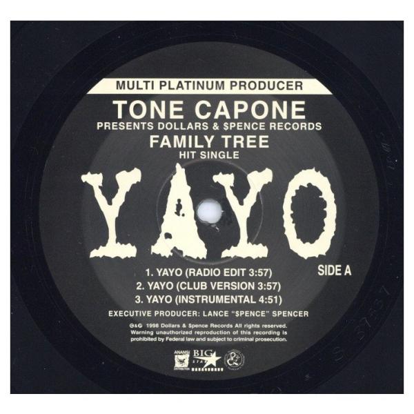 製造国 : US　　リリース年 : 1998　　レーベル : Dollars &amp; Spence Records　　品番 : none　　　　シュリンク付。ベイエリアの名プロデューサーTone Capone製作で'98にリリースされた...