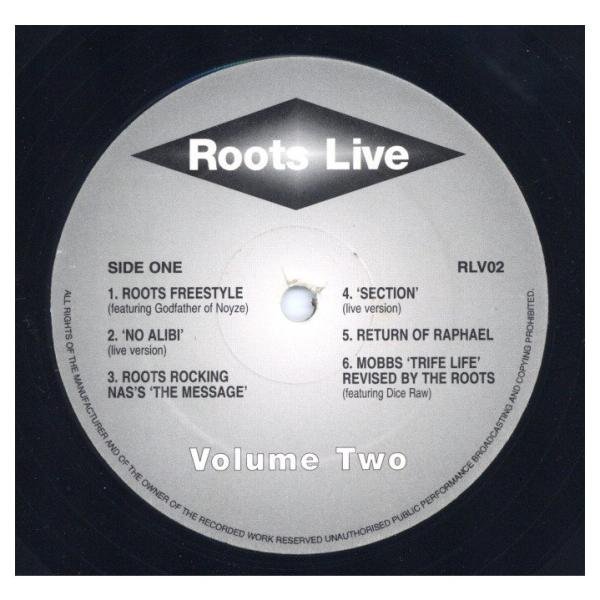 製造国 : UK　　リリース年 : 1997　　レーベル : Not On Label (The Roots)　　品番 : RLV02　　　　スリ傷有るがプレイＯＫ。'97リリース作。ホワイト盤。フィラデルフィア出身、'93インディでの"O...