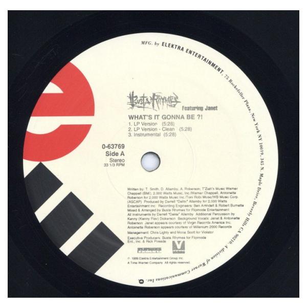 製造国 : US　　リリース年 : 1999　　レーベル : ELEKTRA　　品番 : 0-63769　　　　ジャケ無し。'99リリース作。ジャネットを迎えたヒット作。3rdアルバム"E.L.E. (Extinction Level Ev...