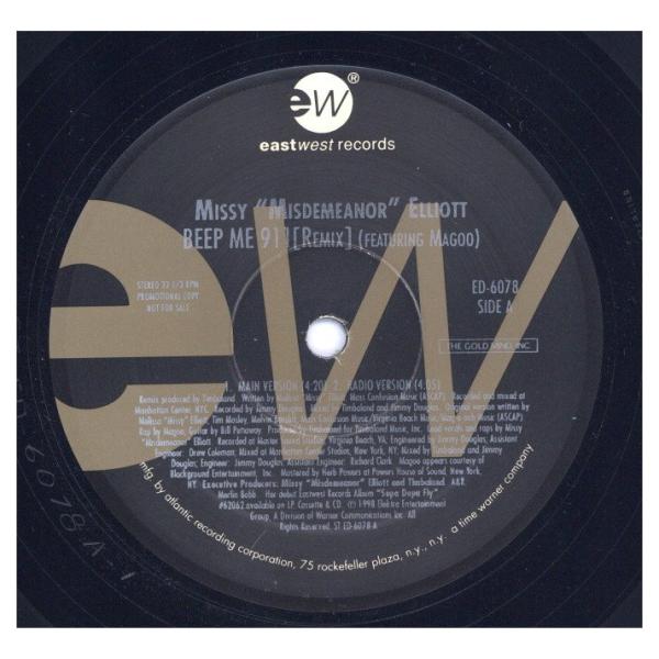 製造国 : US　　リリース年 : 1998　　レーベル : EastWest Records America　　品番 : ED-6078　　　　2000年代以降の女性MCへ与えた影響は計り知れないMissyが'97にリリースしたデビューア...