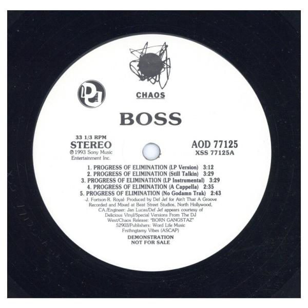 製造国 : US　　リリース年 : 1993　　レーベル : Rush Associated Labels / DJ West　　品番 : AOD 77125　　　　US Promo Org。Def Jam Westが見出した女性MCの'9...