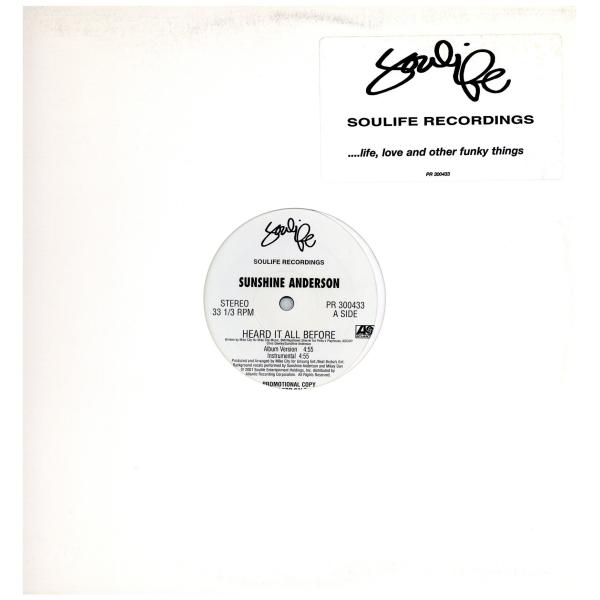 製造国 : US　　リリース年 : 2001　　レーベル : Atlantic　　品番 : PR 300433　　　　ジャケステッカー・リングウェア有。US Promo Org。Mike Cityが手掛け2001年に大ヒットした彼女の出世作...