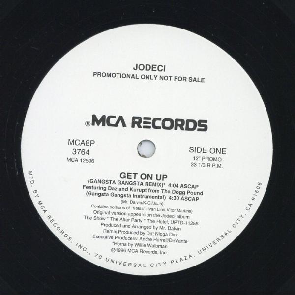 製造国 : US　　リリース年 : 1996　　レーベル : MCA Records　　品番 : UPT8P 3764　　　　US Org。'96当時売れっ子だったDaz DillingerがMixを手掛け、Dogg Poundをfeatし...