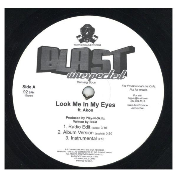 製造国 : US　　リリース年 : 2007　　レーベル : BIG GUN RECORDS　　品番 : none　　　　USプロモオンリーの人気曲。めちゃくちゃインディからながらAkonとMannie Freshの豪華面子を迎えた良質プロ...