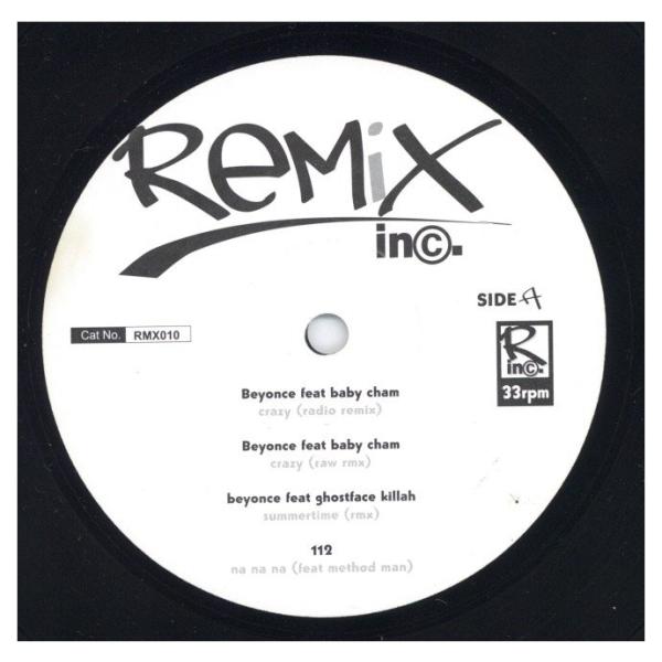 製造国 : US　　リリース年 : 2003　　レーベル : Remix Inc. Records　　品番 : RMX010　　　　ヒットチューンのRemix音源をコンパイルした人気シリーズ「Remix Inc」第10弾。Beyonceの代...