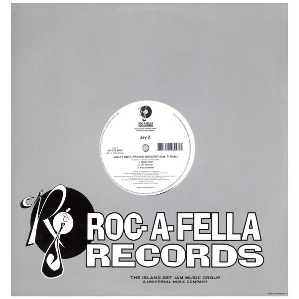 製造国 : US　　リリース年 : 2001　　レーベル : Roc-A-Fella Records　　品番 : 314 572 809-1　　　　Roc-A-Fellaカンパニースリーブ。US Org。2000年のヒット"I Just W...