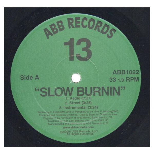 製造国 : US　　リリース年 : 2001　　レーベル : ABB Records　　品番 : ABB1022　　　　'01リリース作。西名門アングラレーベルABBからリリースされた初期シングル。以前はMannish、その後Jackyll...