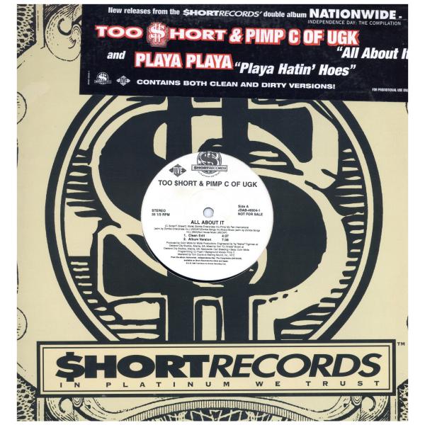 製造国 : US　　リリース年 : 1996　　レーベル : Jive　　品番 : JDAB-46604-1　　　　ジャケステッカー有。Too $hortによる$hort Recordsから'98にリリースされたコンピアルバム"Nation...