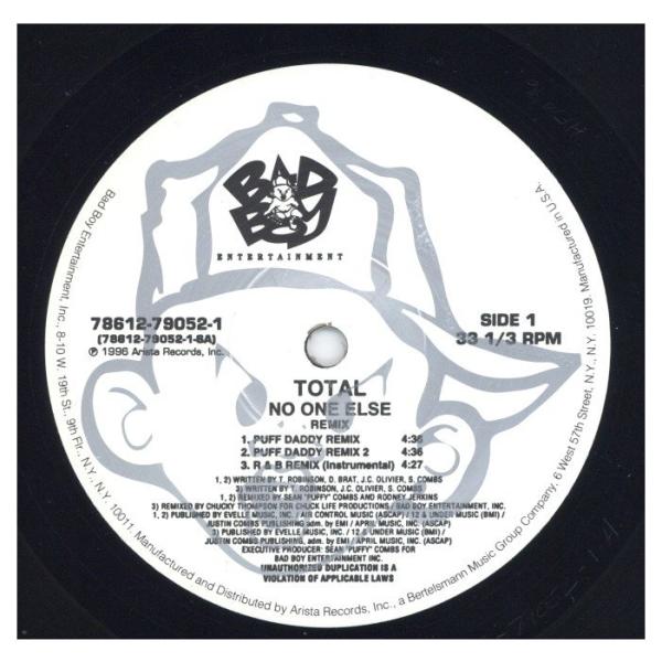 製造国 : US　　リリース年 : 1995　　レーベル : BAD BOY　　品番 : 78612-79043-1 　　　　黒プレーンスリーブ。スリ傷有るがプレイＯＫ。Bad Boy再発盤。Bad Boyの初期を飾るR&amp;Bの名曲が...