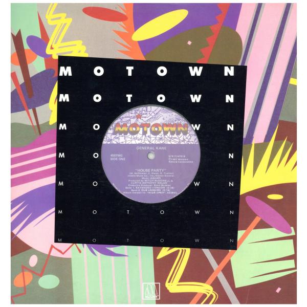 製造国 : US　　リリース年 : 1987　　レーベル : Motown　　品番 : 4597MG　　　　Motownカンパニースリーブ。Mitch McDowell率いるGeneral Caine改め、General Kaneが'87に...