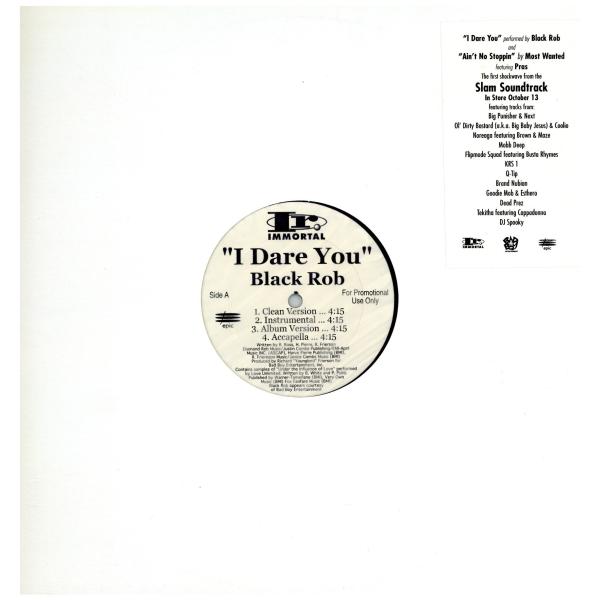 製造国 : US　　リリース年 : 1998　　レーベル : Immortal Records　　品番 : none　　　　ジャケステッカー有。'98リリース作。US Promo Only盤。ストリートの詩人を描いた映画のサントラ"Slam...