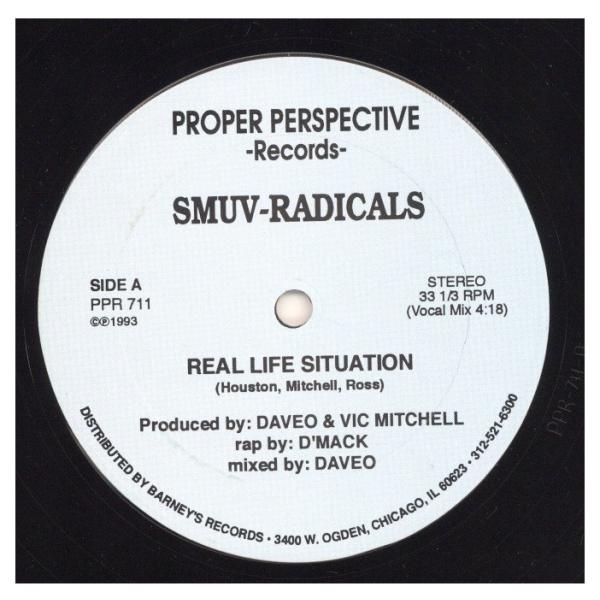 製造国 : US　　リリース年 : 1993　　レーベル : Proper Perspective Records　　品番 : PPR 711　　　　シカゴ産。恐らく自主レーベルとなるProper Perspective Recordsから...