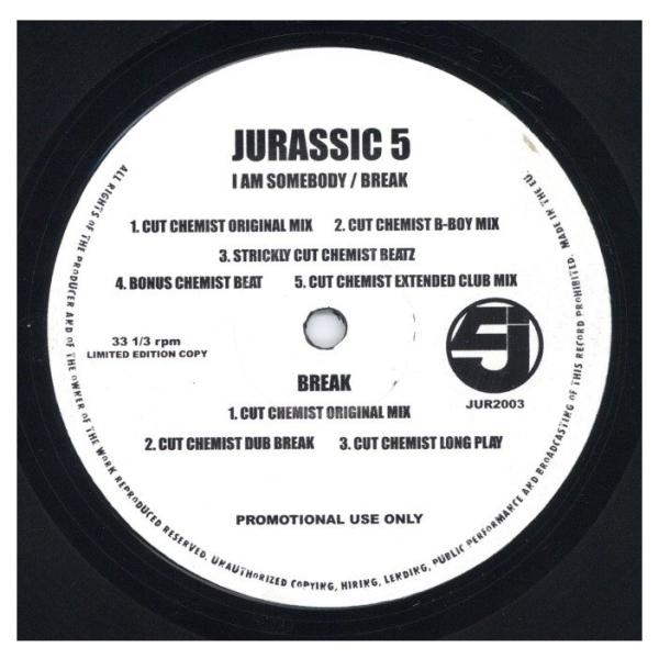 製造国 : UK　　リリース年 : 2003　　レーベル : Not On Label (Jurassic 5) 　　品番 : JUR2003　　　　スリ傷有るがプレイＯＫ。Cut ChemistやDJ Nu-Mark等が所属する西海岸の人...