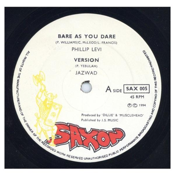 製造国 : UK　　リリース年 : 1994　　レーベル : Saxon Records　　品番 : SAX 005　　　　"My God My King"のヒットで知られるPapa LeviがPhillip Levi名義でSaxon Re...