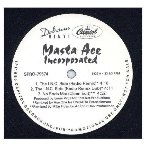製造国 : US　　リリース年 : 1995　　レーベル : Delicious Vinyl　　品番 : SPRO-79574　　　　US Promo。Juice Crewのメンバーとして活動を続けたMasta Aceが結成したGroupの...